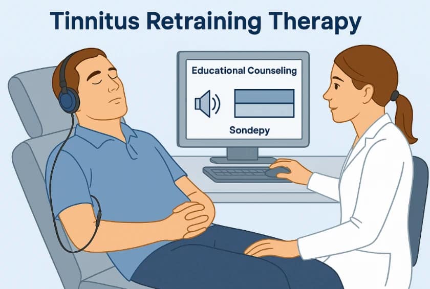 Tinnitus Retraining Therapy (TRT) in Chennai – Denoc Hearing